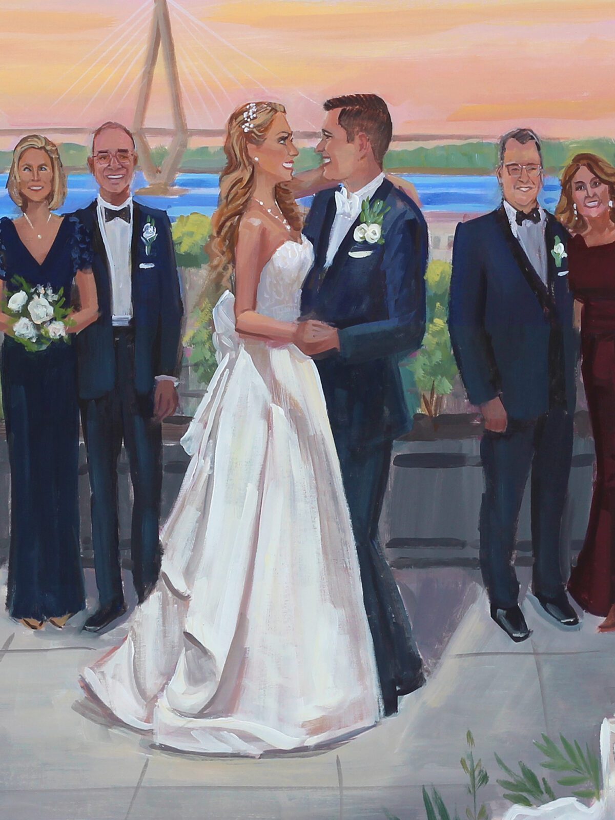 Summer & John's Dewberry Hotel Charleston Wedding