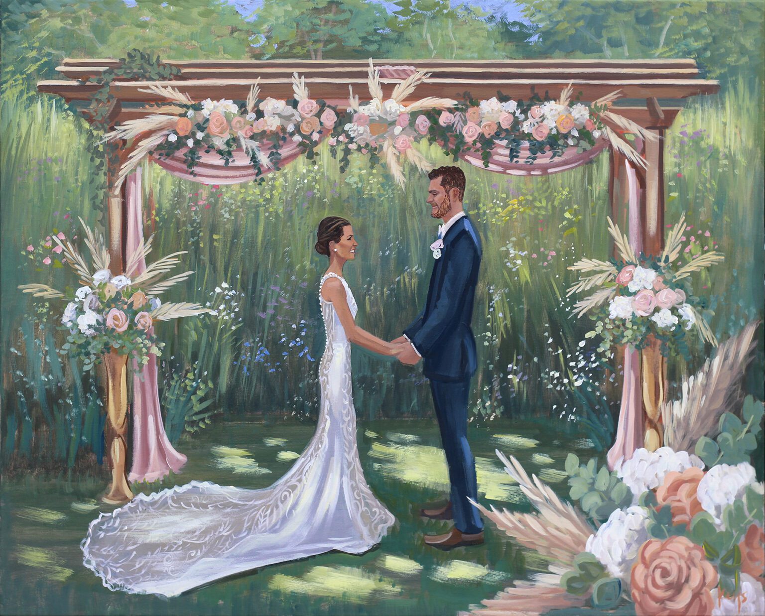Live Wedding Painter | Ben Keys
